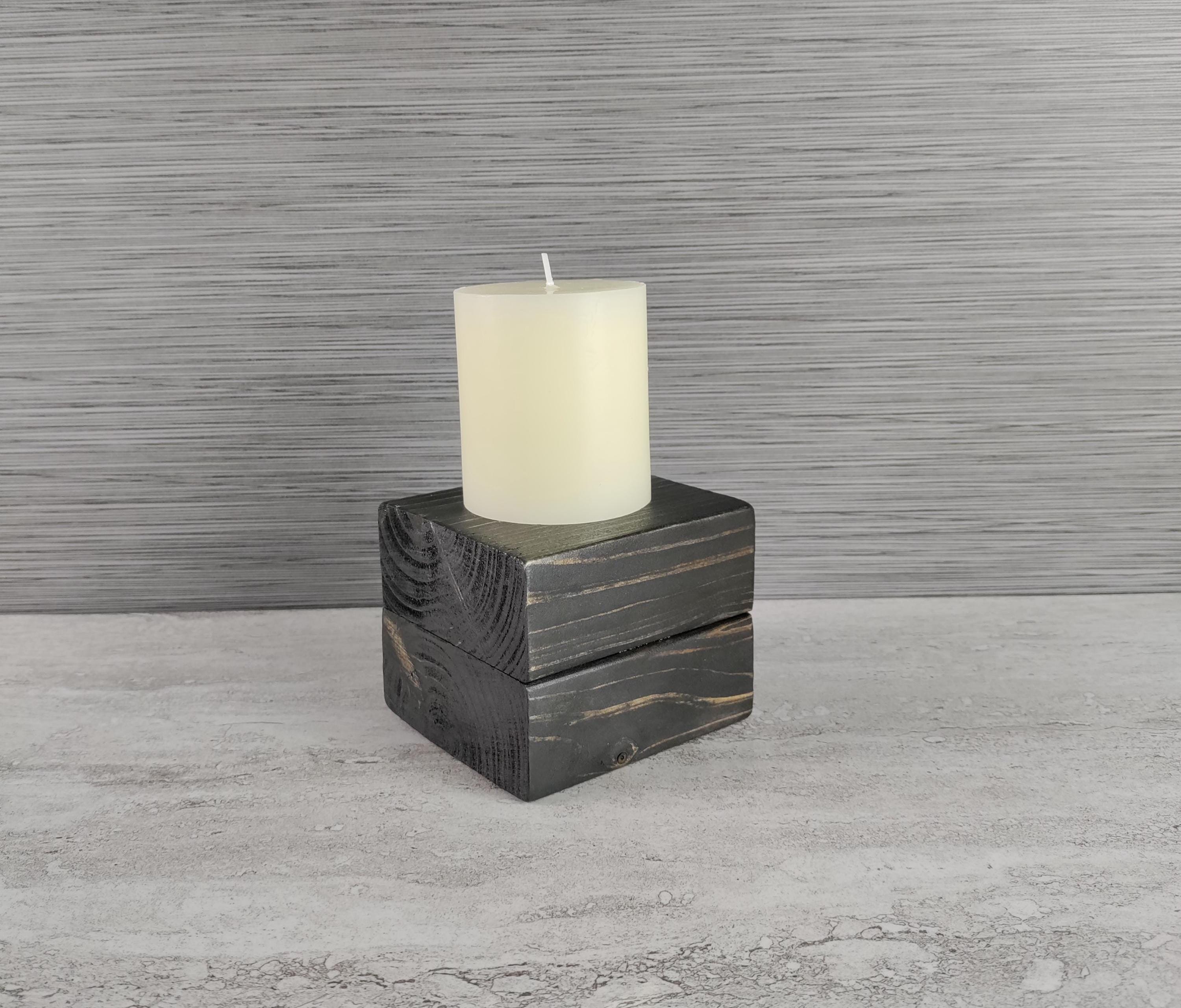 Small Wood Riser, Wood Plant Stand, Wood Pedestal, Wood Block Riser ...