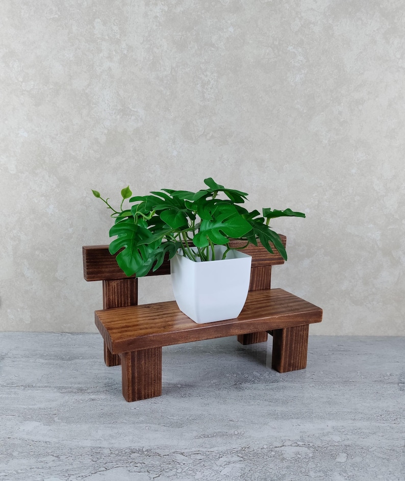 Bench Wood Riser, Wood Plant Stand, Decorative Wood Riser, Wood ...