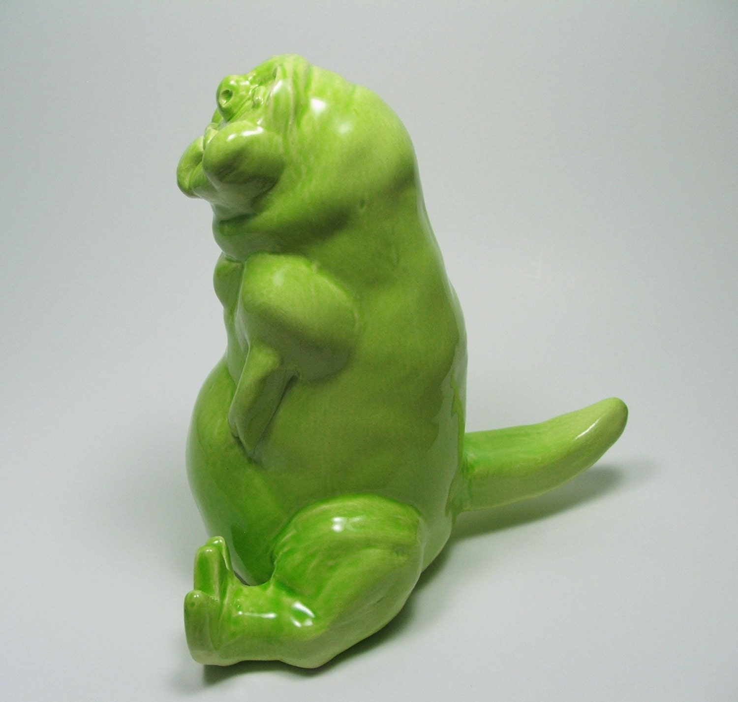 Ceramic T Rex Sculpture, Ceramic Dinosaur, Fine Art Ceramics, Shelf ...