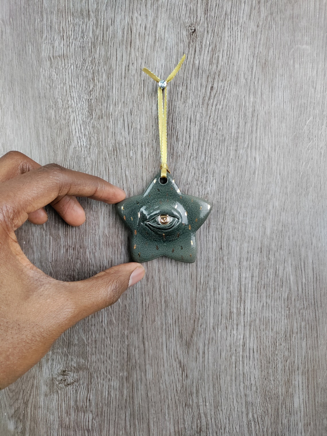 Ceramic Star Ornament, Handmade Ornament, Pottery Ornament, Unique ...