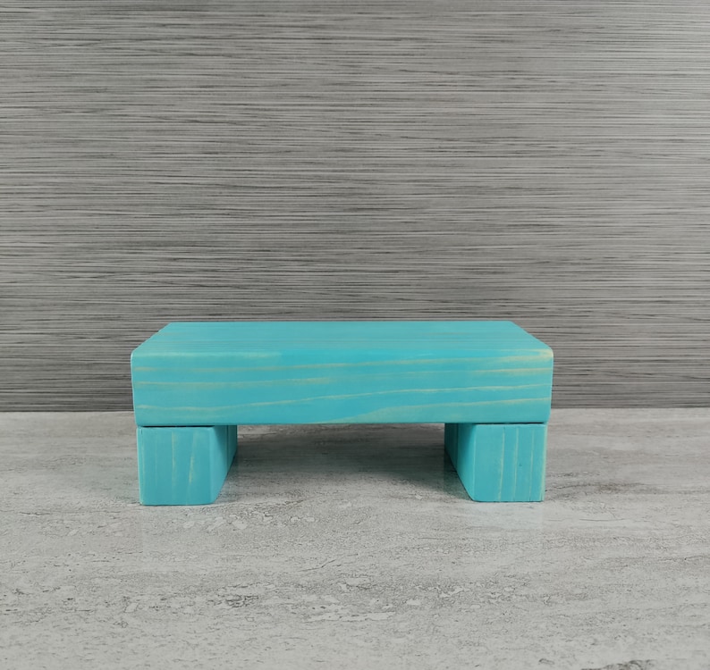 Decorative Wood Riser, Wood Plant Stand, Wood Pedestal, Wood Tray, Wood Display Stand, Riser ...