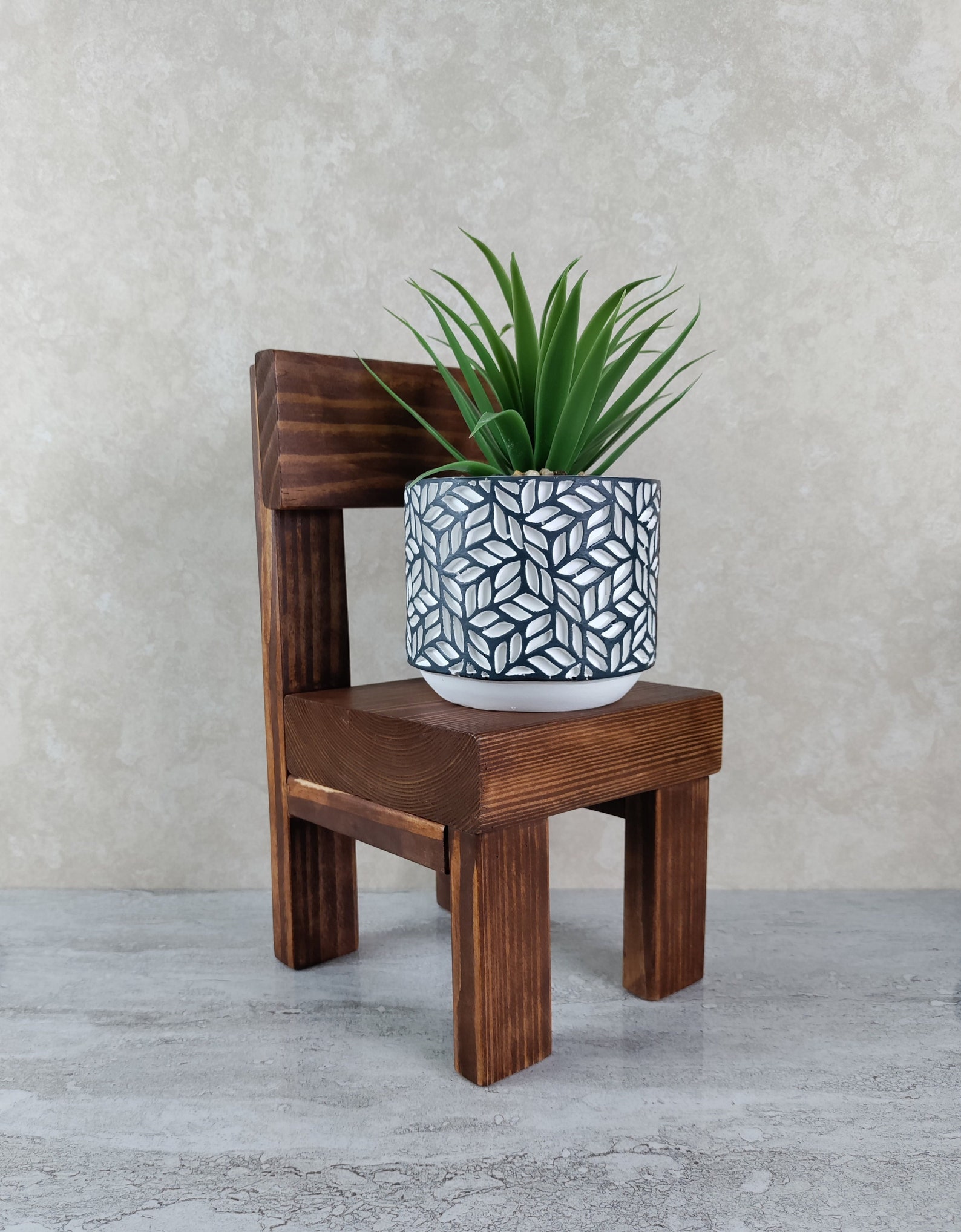 Chair Wood Riser, Wood Plant Stand, Wood Pedestal, Wood Display Stand ...