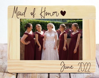 Maid of Honor Frames - Etsy