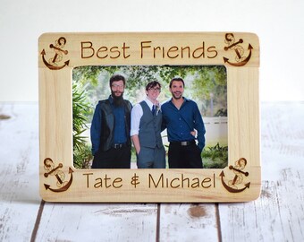 Best Friends Frame Personalized Photo FrameBirthday Great | Etsy