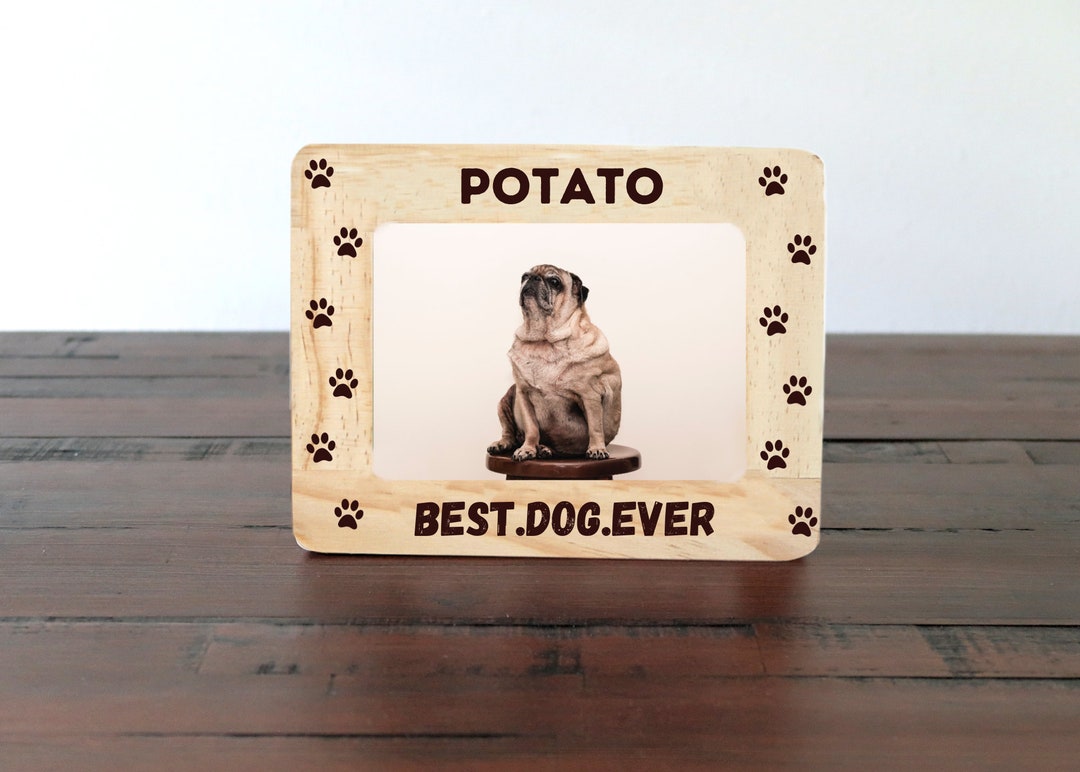Personalized Dog Frame | Dog Gift | Custom Dog Picture Frame | Pet Name ...