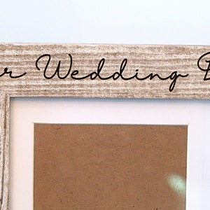 Custom Personalized Photo Frame, Custom Engraved Wood Picture Frame ...