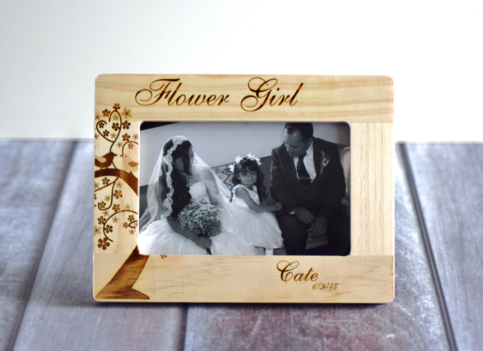 Flower Girl Picture Frame Gift for Flower Girl Flower Girl - Etsy