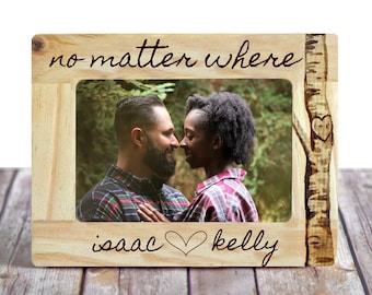 Personalized Long Distance Relationship Picture Frame, Long Distance ...