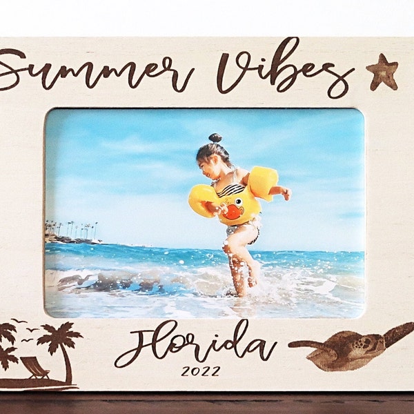 Family Vacation Picture Frames - Etsy