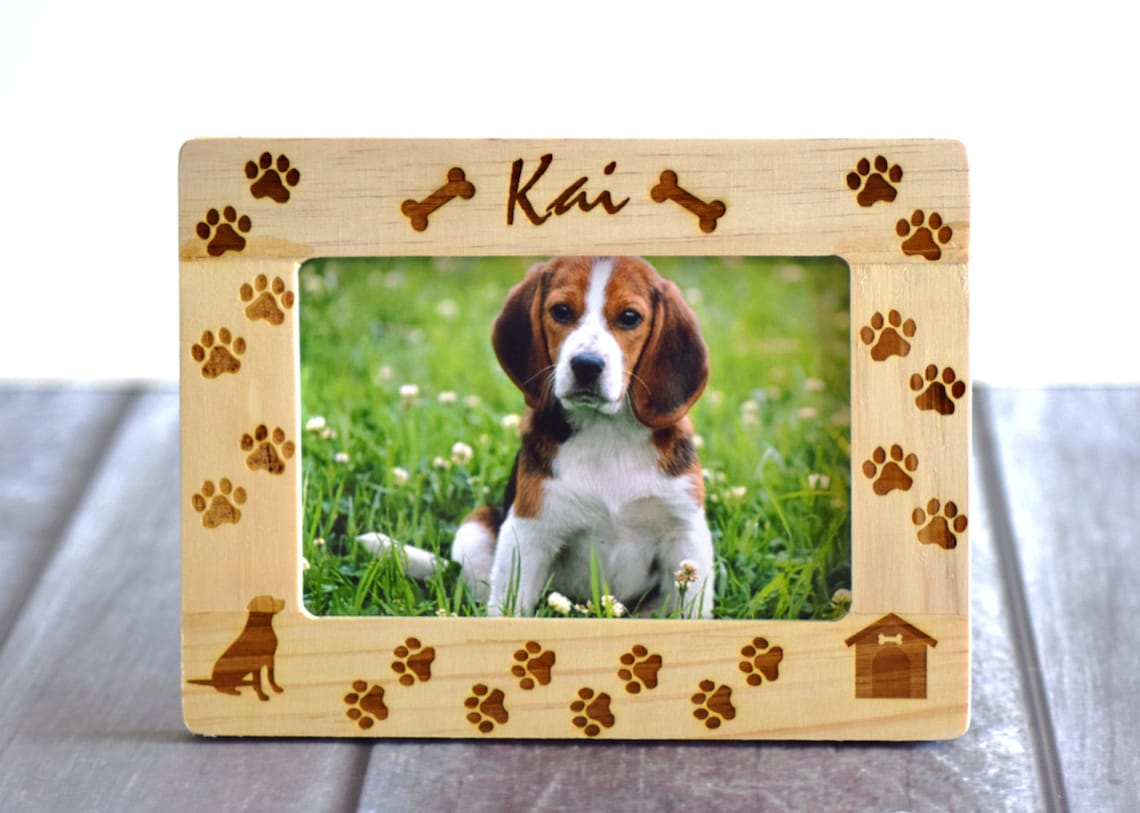 Pet Picture Frame Custom Picture Frame Dog Frame Wood - Etsy