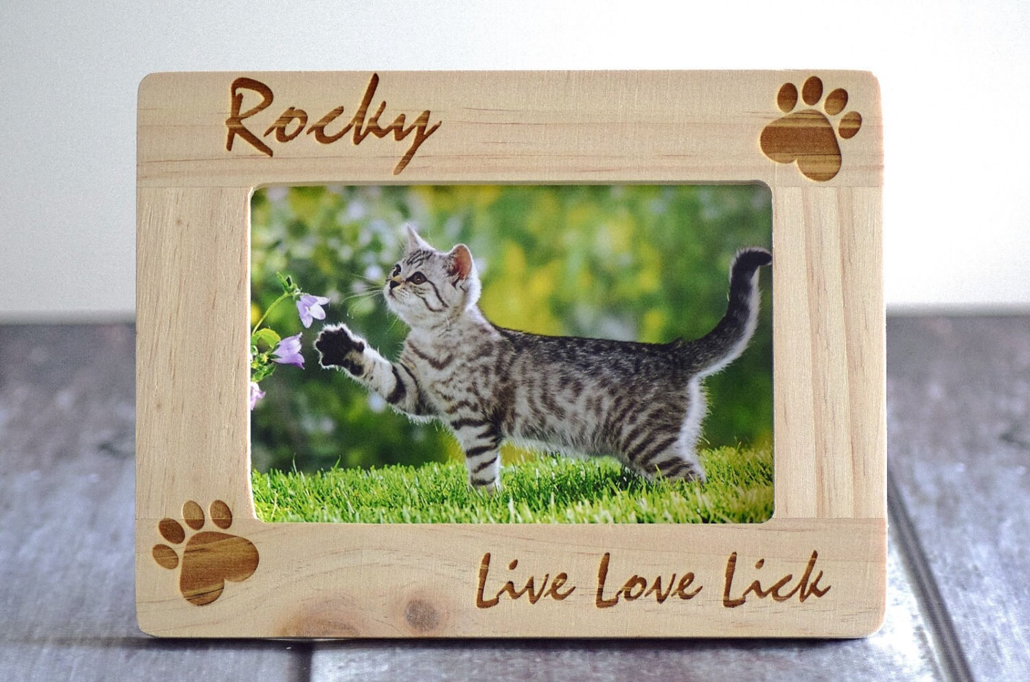 Custom Dog Cat Pet Christmas Frame Holiday Gift for Animal | Etsy