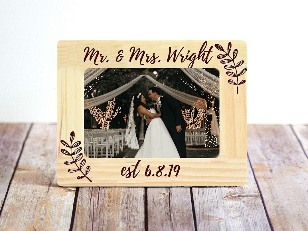 Wedding Gift, Wedding Gifts, Personalized Frame, Newlywed Gift ...