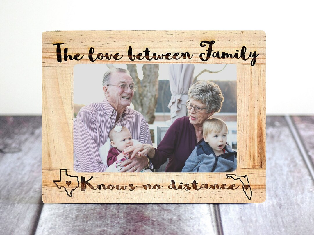 Family Long Distance Frame Gift, Best Friends Frame, Long Distance ...