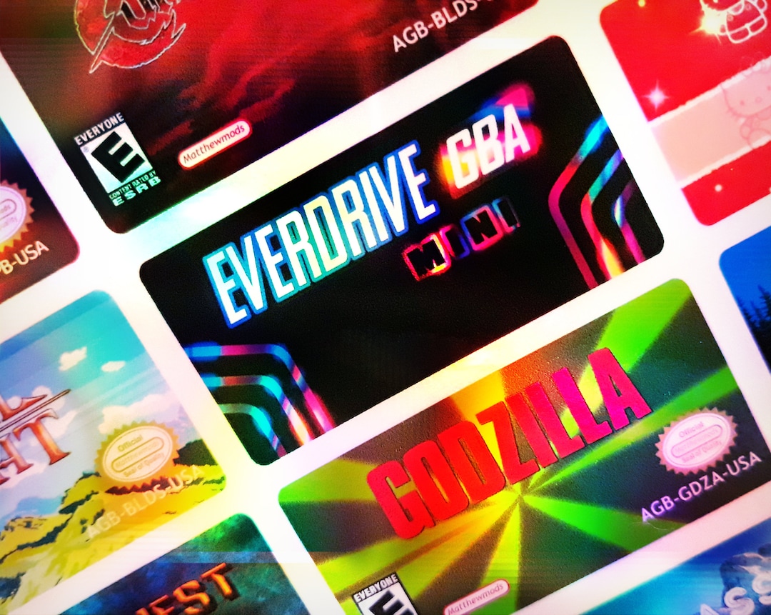 Game Boy Advance Cartridge Labels - Etsy