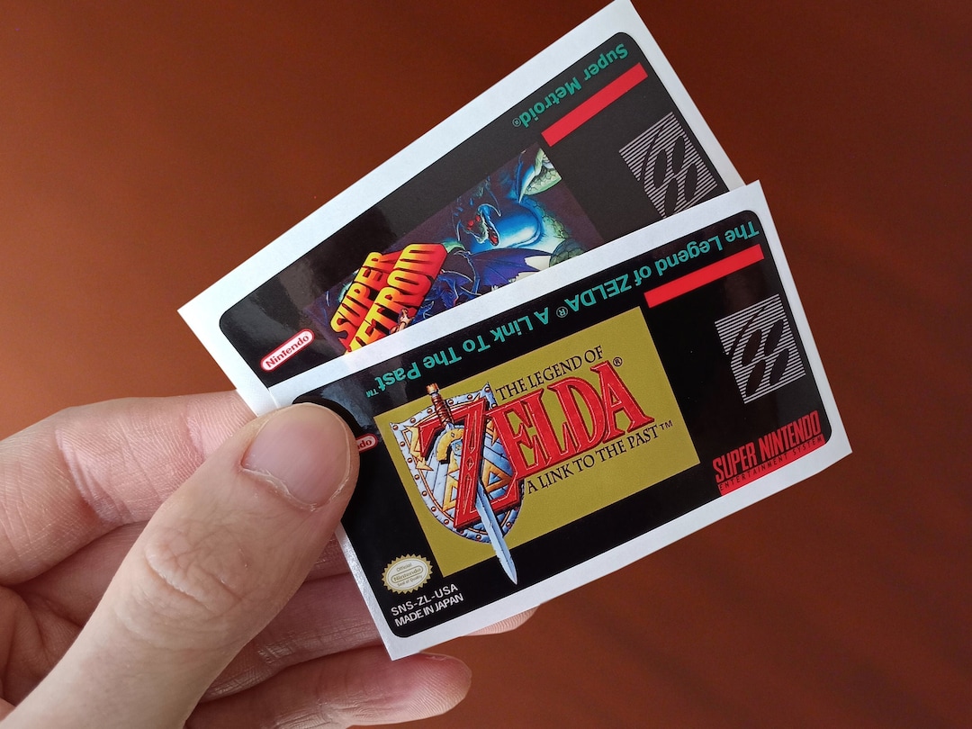 SNES Cartridge Labels - Etsy