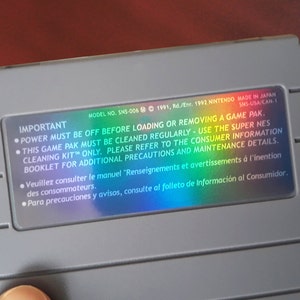 SNES Cartridge Labels - Etsy