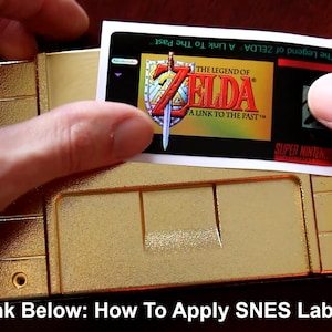 SNES Cartridge Labels - Etsy