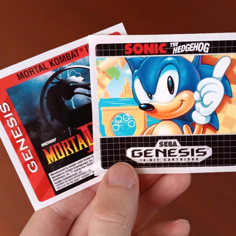Sonic Sega Genesis Sticker - Etsy
