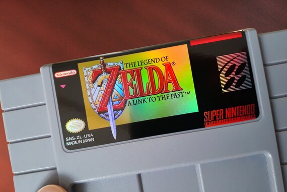 Zelda Super Nintendo Label