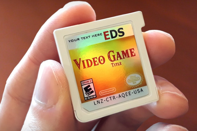 DS/3DS Holographic Labels - Etsy