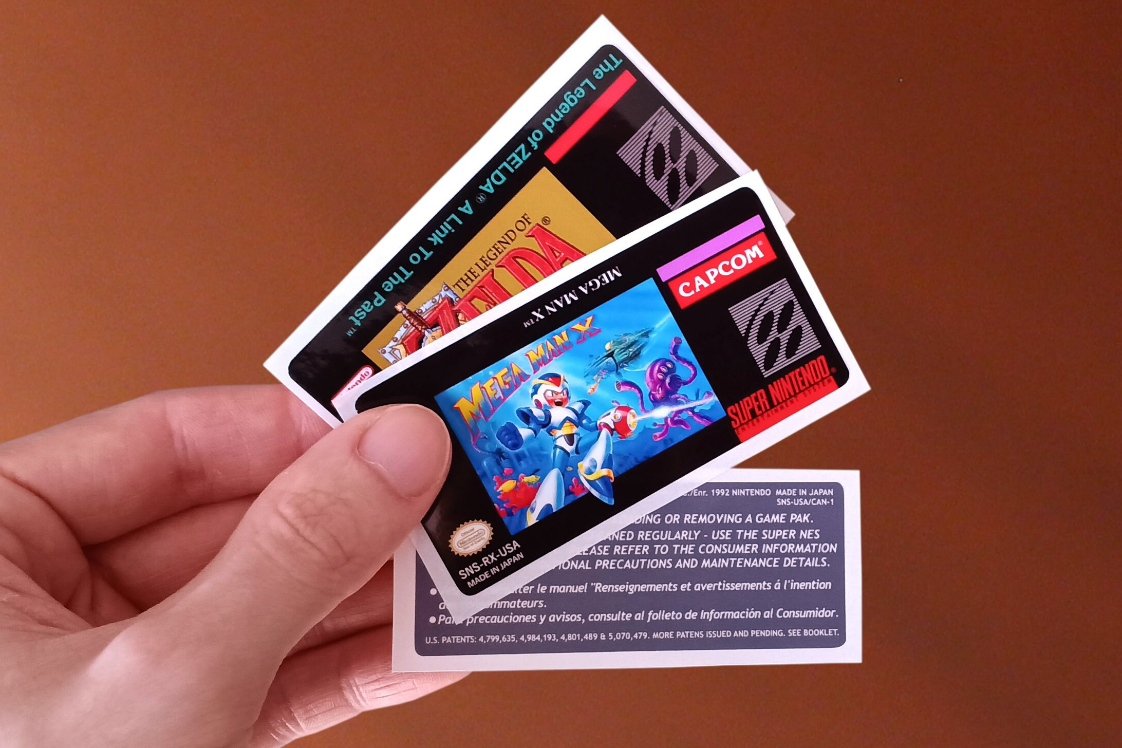 SNES Cartridge Labels - Etsy
