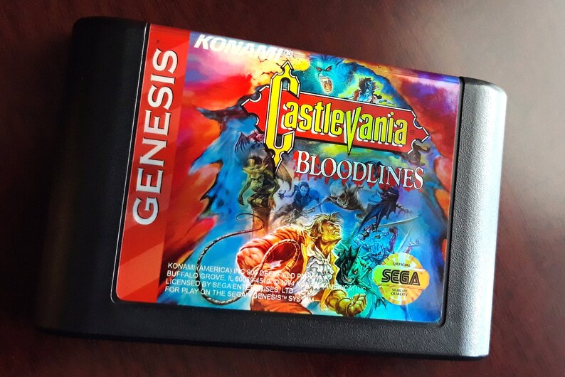 Sega Genesis Cart Labels - Etsy