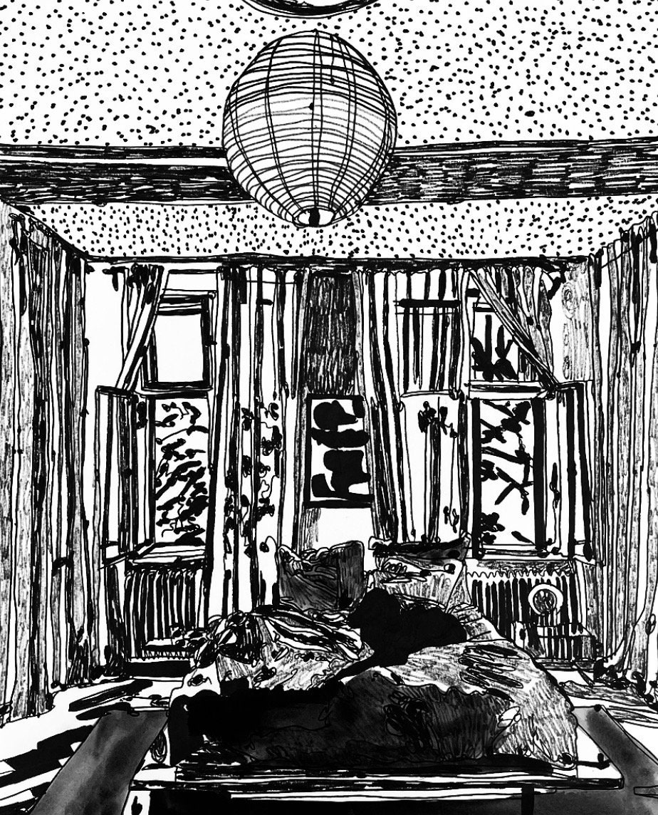 Safe Space ORIGINAL DRAWING - Etsy