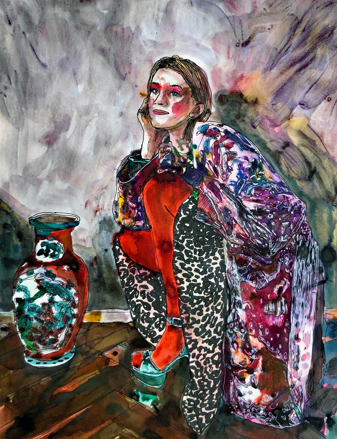 Red Dust - PRINT - Etsy