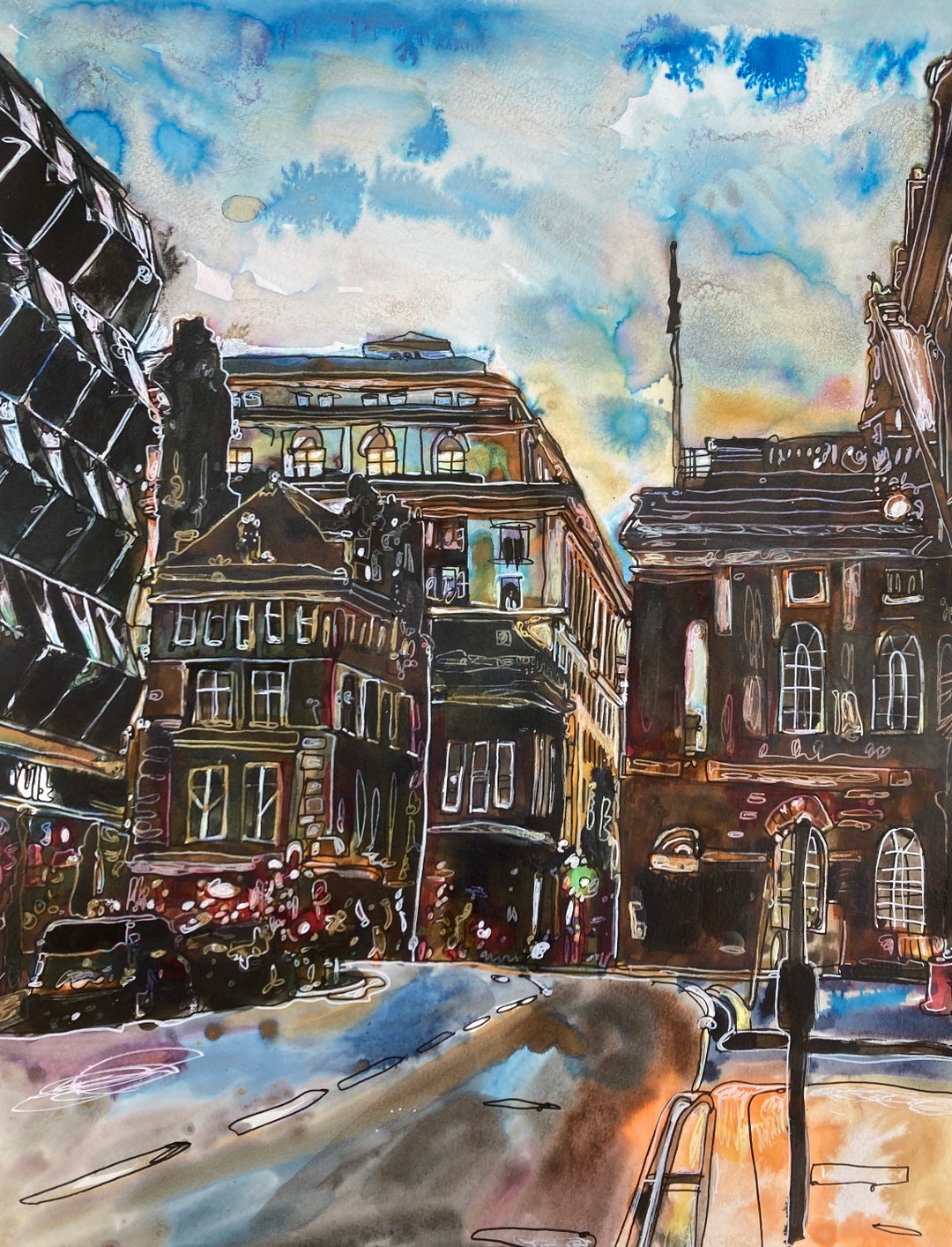 Dale Street / Castle Street- ORIGINAL PAINTING - Etsy