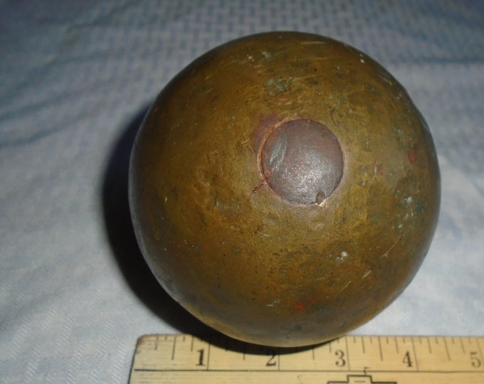 Vintage Shot-put . Track and Field. Shot-put. Shot Put . Brass Ball ...