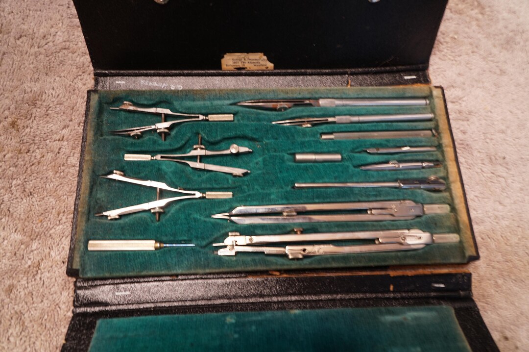Old Drafting Compass Set, Noris Made in Germany Drafting Tools - Etsy