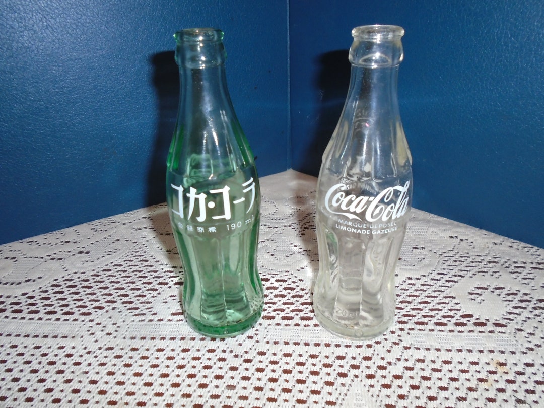 2 Vintage Coke Bottles - Etsy