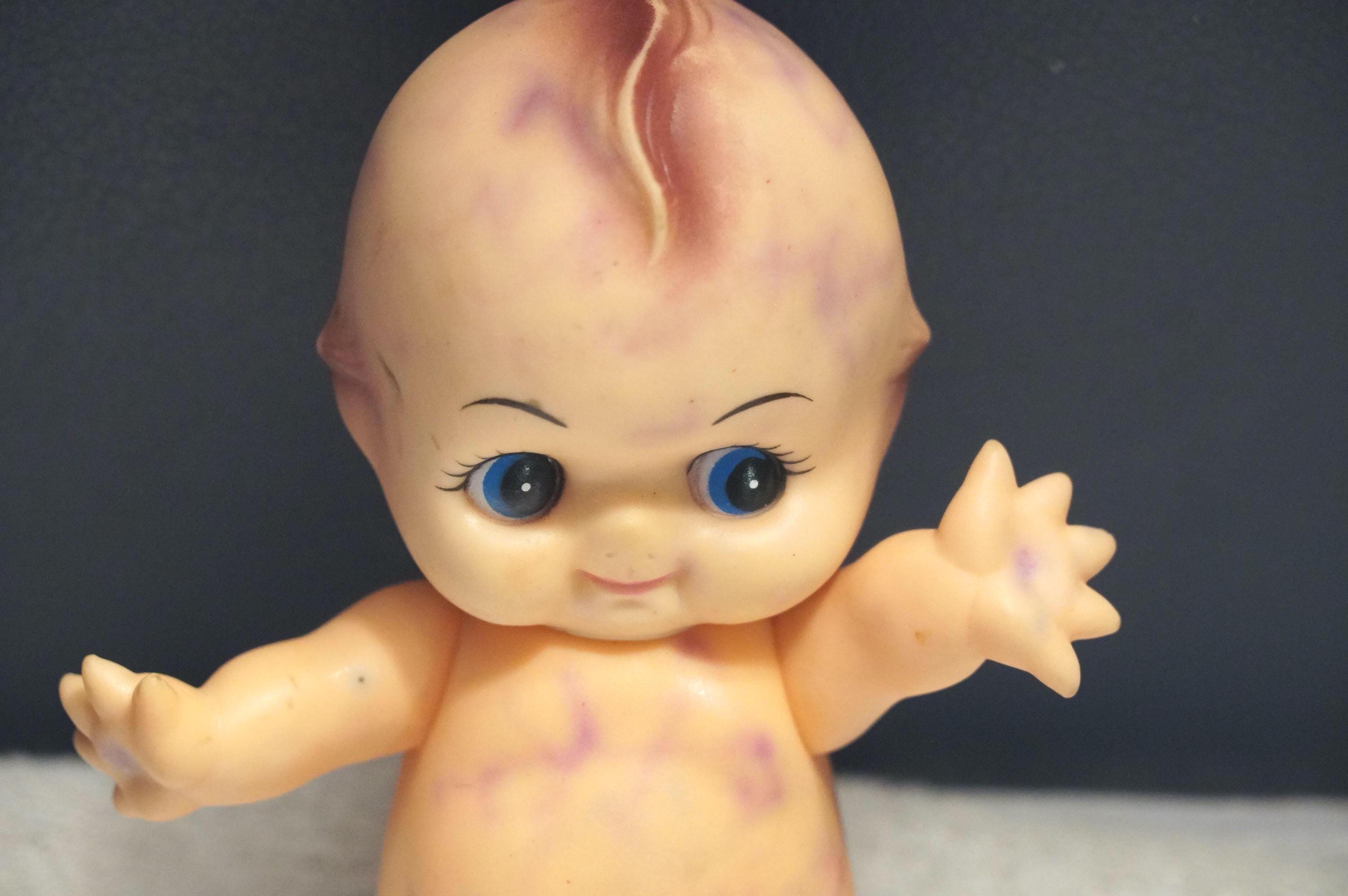 Vintage Kewpie Doll, Purplish Kewpie Doll, Morbid Looking Kewpie Doll ...
