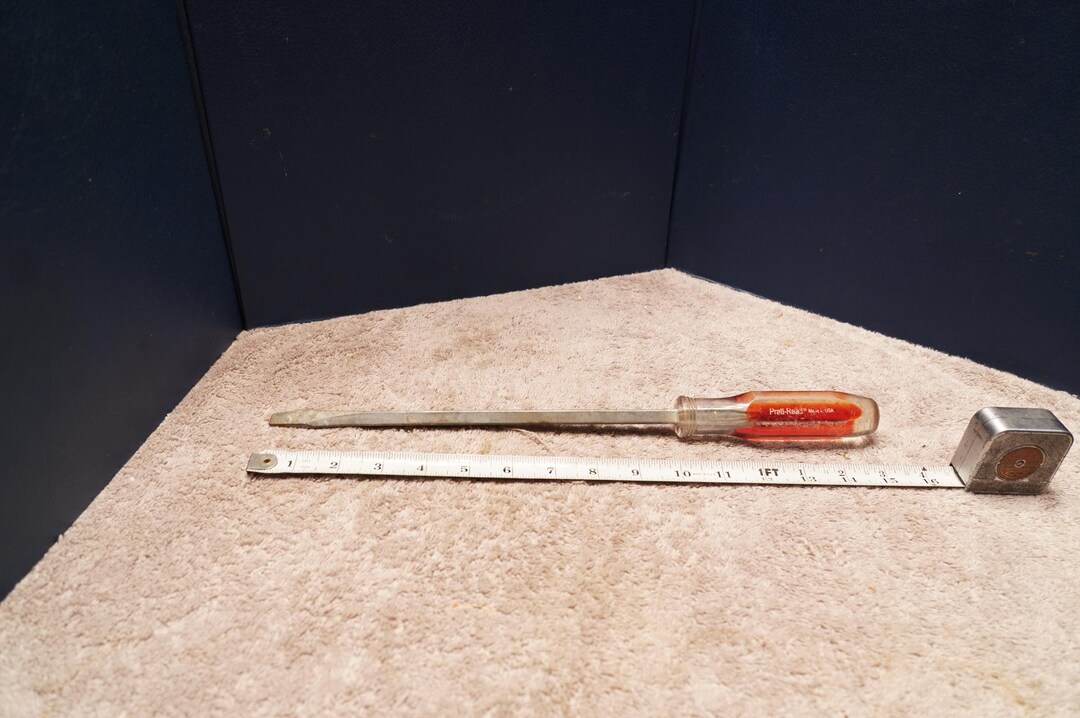 Vintage Pratt-read Large Common Screwdriver - Etsy