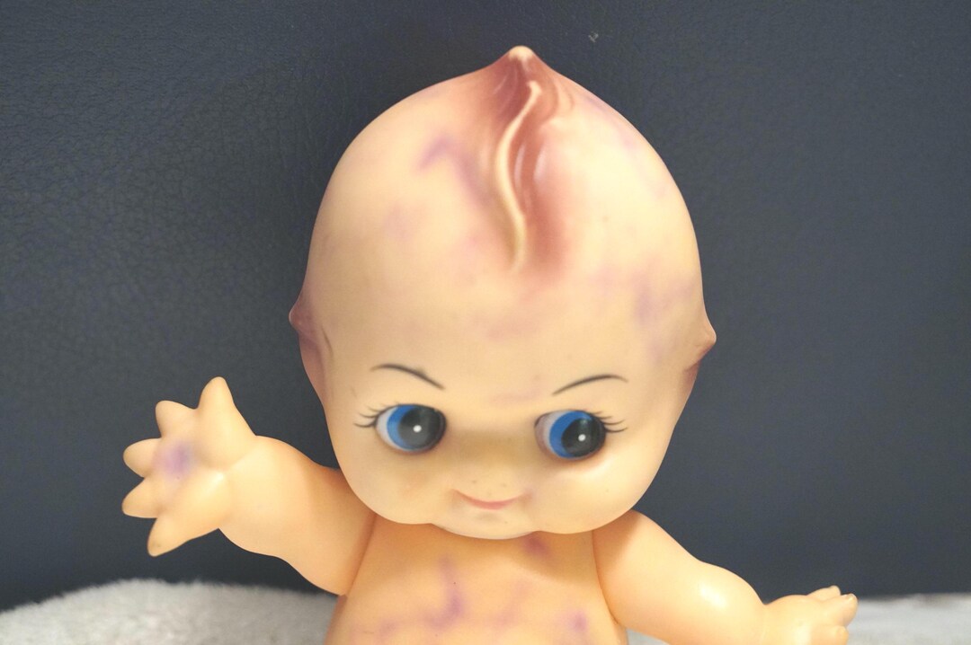 Vintage Kewpie Doll, Purplish Kewpie Doll, Morbid Looking Kewpie Doll ...