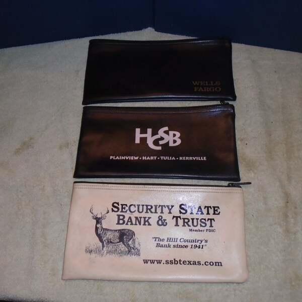 Bank Deposit Bag - Etsy