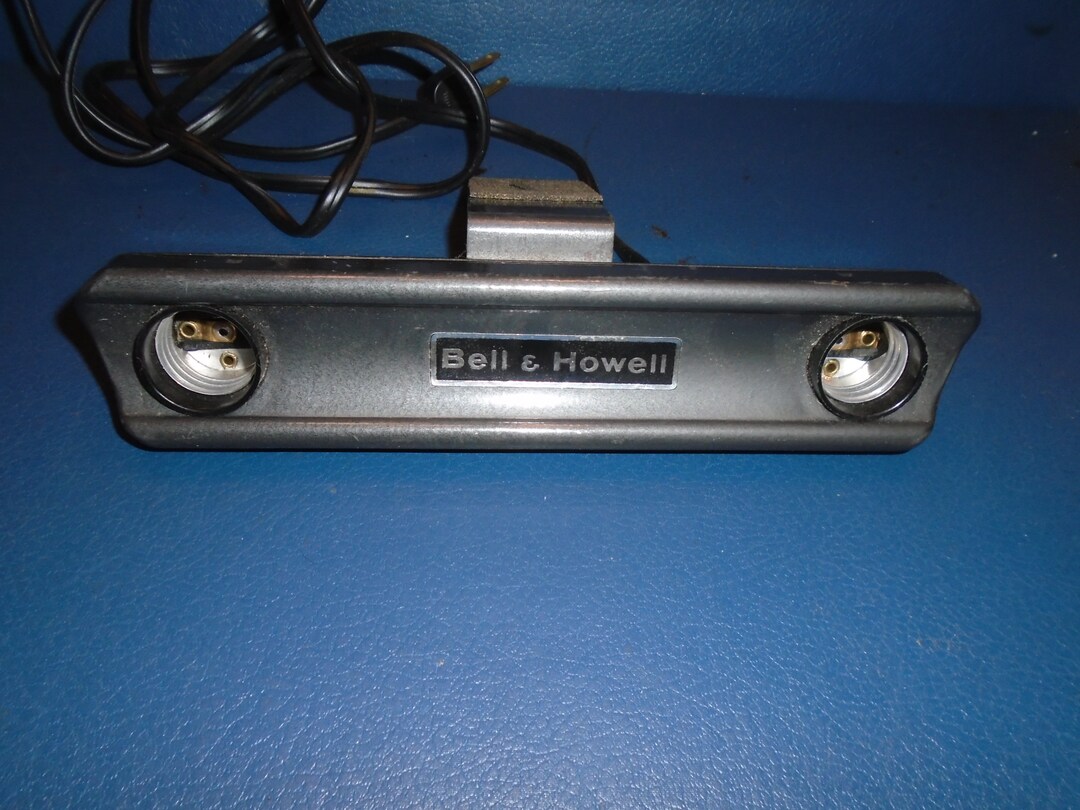 Vintage Bell and Howell Camera Light Bar, Overhead Work Light, Re ...