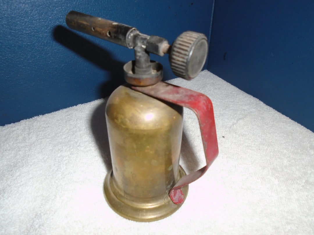 Small Torch Gasoline Torch Vintage Tools Plumbers Tools Artist Torch - Etsy
