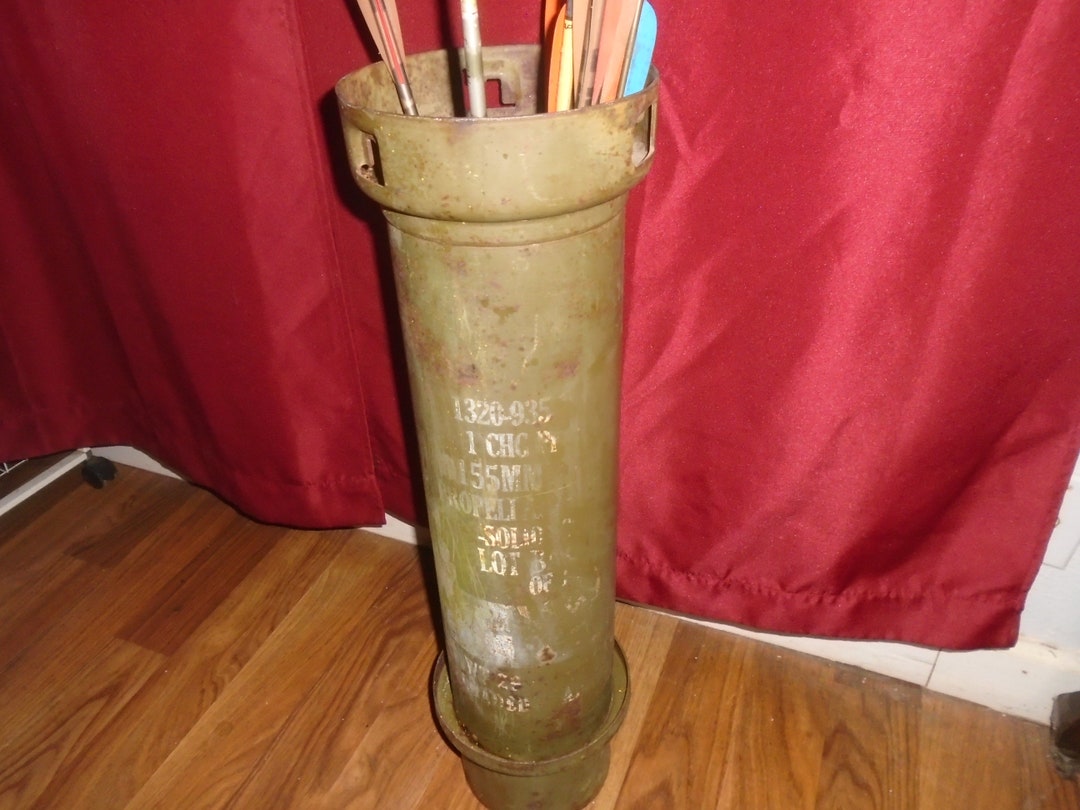 155mm Howitzer Powder Canister, Umbrella Stand, Walking Stick, Cane ...