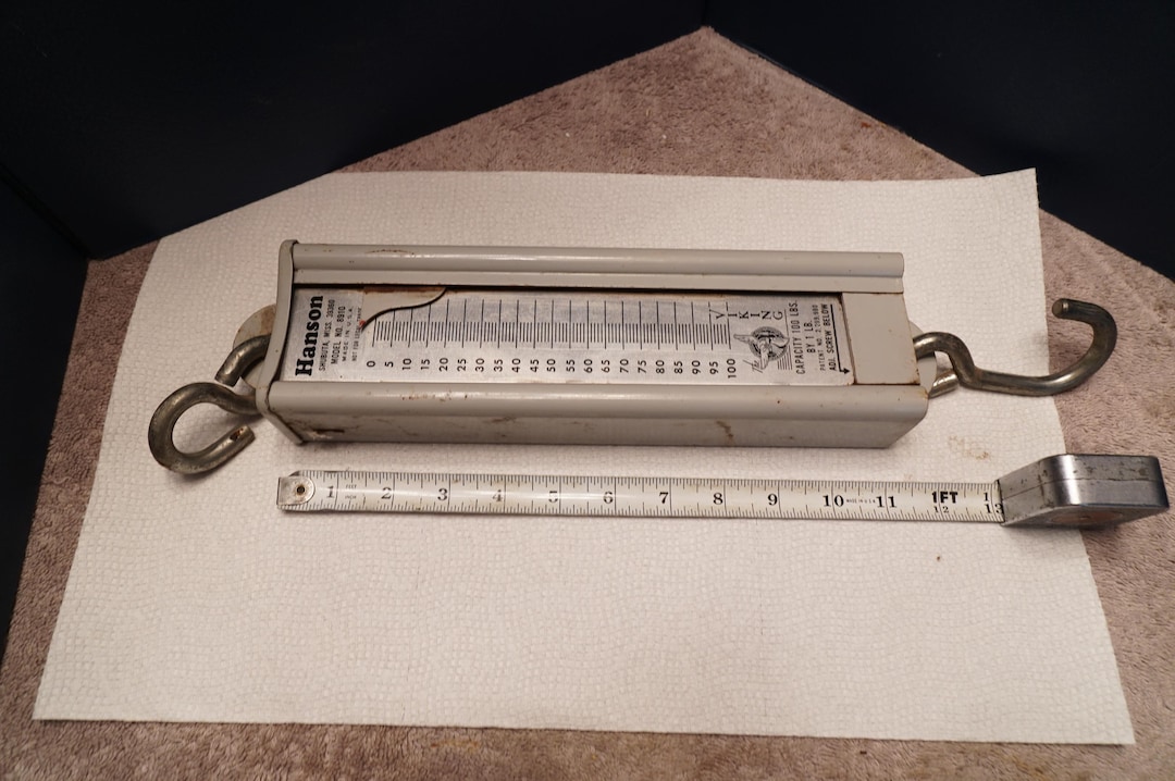 Vintage Hanson 8910 Hanging Scale, 100 Pound Scale - Etsy