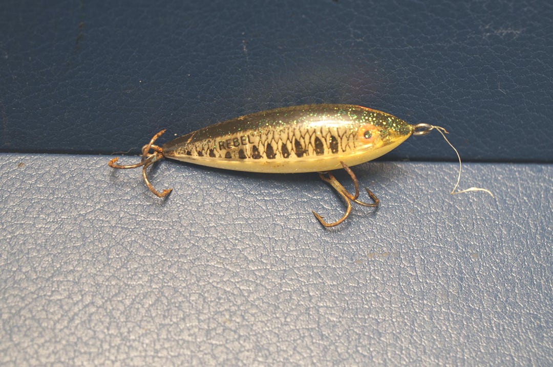 Vintage REBEL POP R Fishing Lure - Etsy