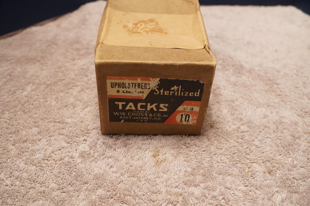 Vintage WW Cross Upholstery Tacks, 3 Lbs No 10 Tacks, 5/8th Inch Tacks ...