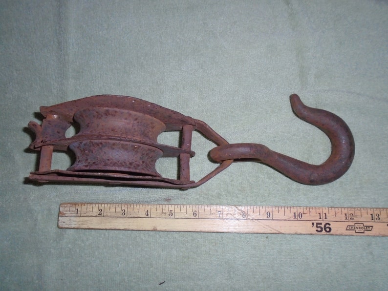 Vintage Block and Tackle. Block and Tackle. Hoist. Pulley. - Etsy