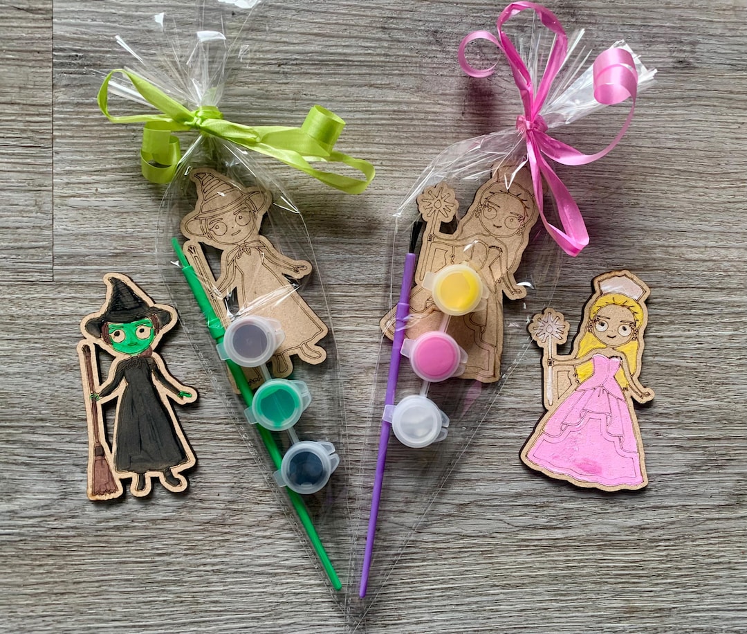Paint Your Own Witch Party Favour / Witch Party Bag / Children’s Crafts ...