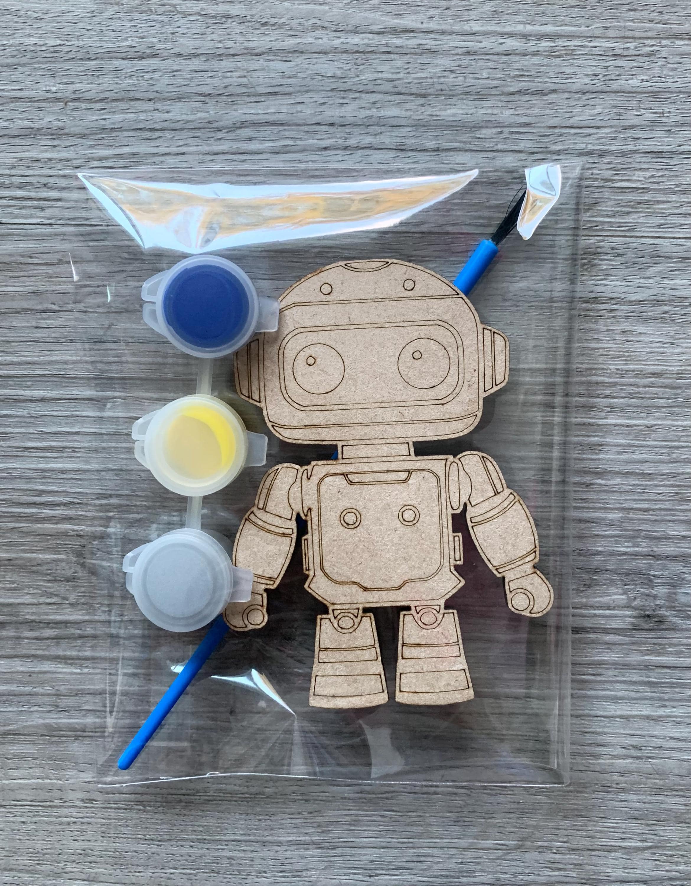 Robot Party Bag Craft / Robot Party Favours/ Robots Birthday Party Bag ...