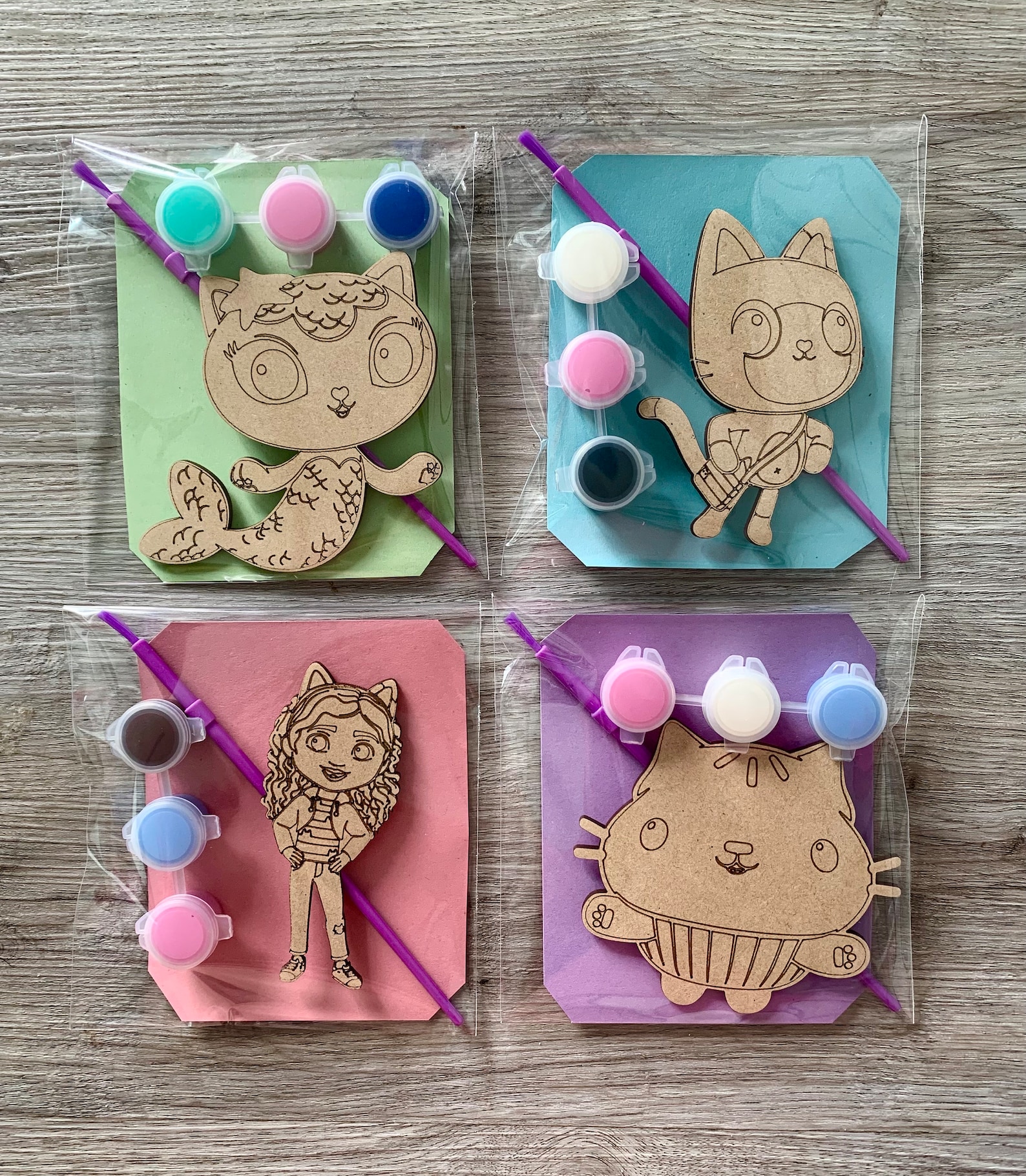 Paint Your Own Gaby / Doll House Character Craft Kit / Birthday Party ...