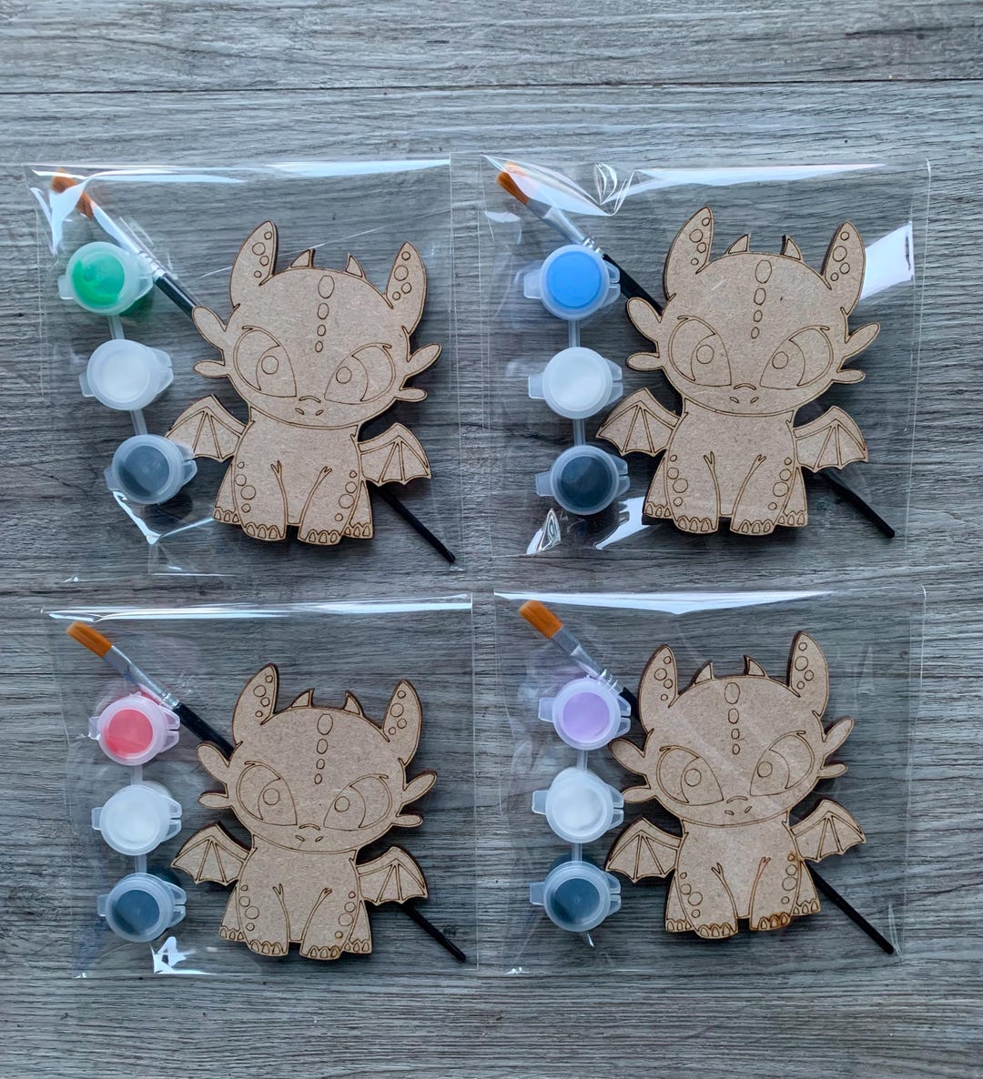 Paint Your Own Dragon Party Favour / Dragon Party Bag / Children’s ...