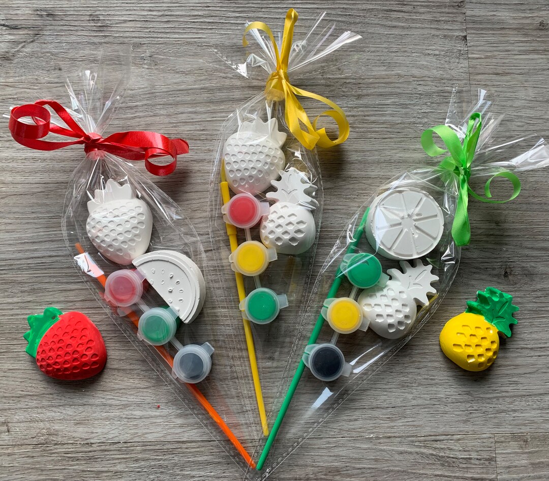 Fruits Party Bags / Summer Party Bags / Paint Your Own Fruits / Non ...