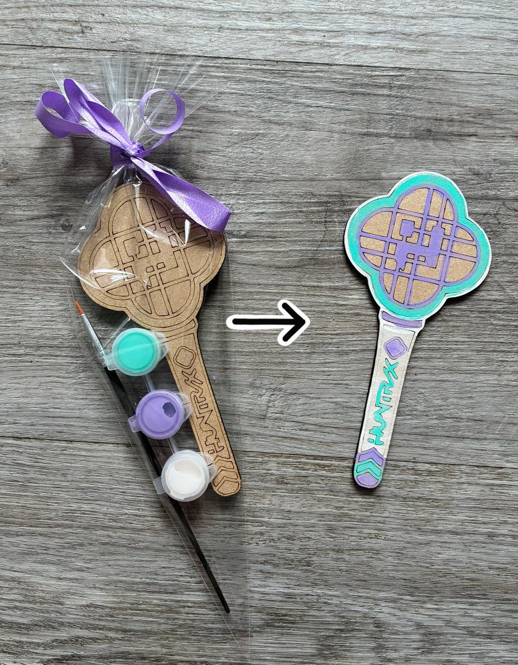 Paint Your Own Huntrix Party Favor/ K Pop Craft / Demon Hunters Party ...