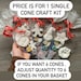 Christmas Craft Kit / Paint Your Own Christmas Decor / Paint Your Own ...